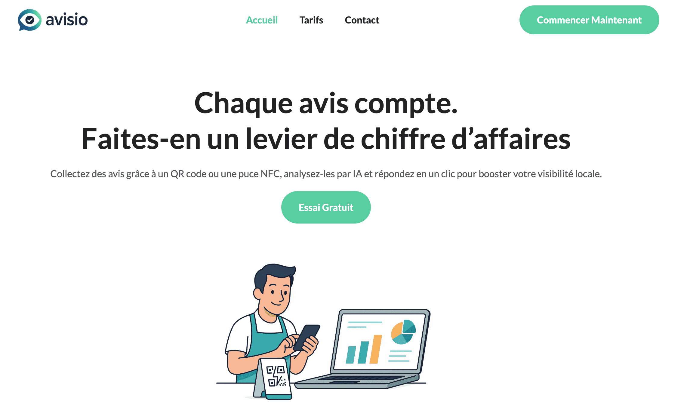 Avisio, boostez votre visibilité en ligne et votre chiffre d'affaires
